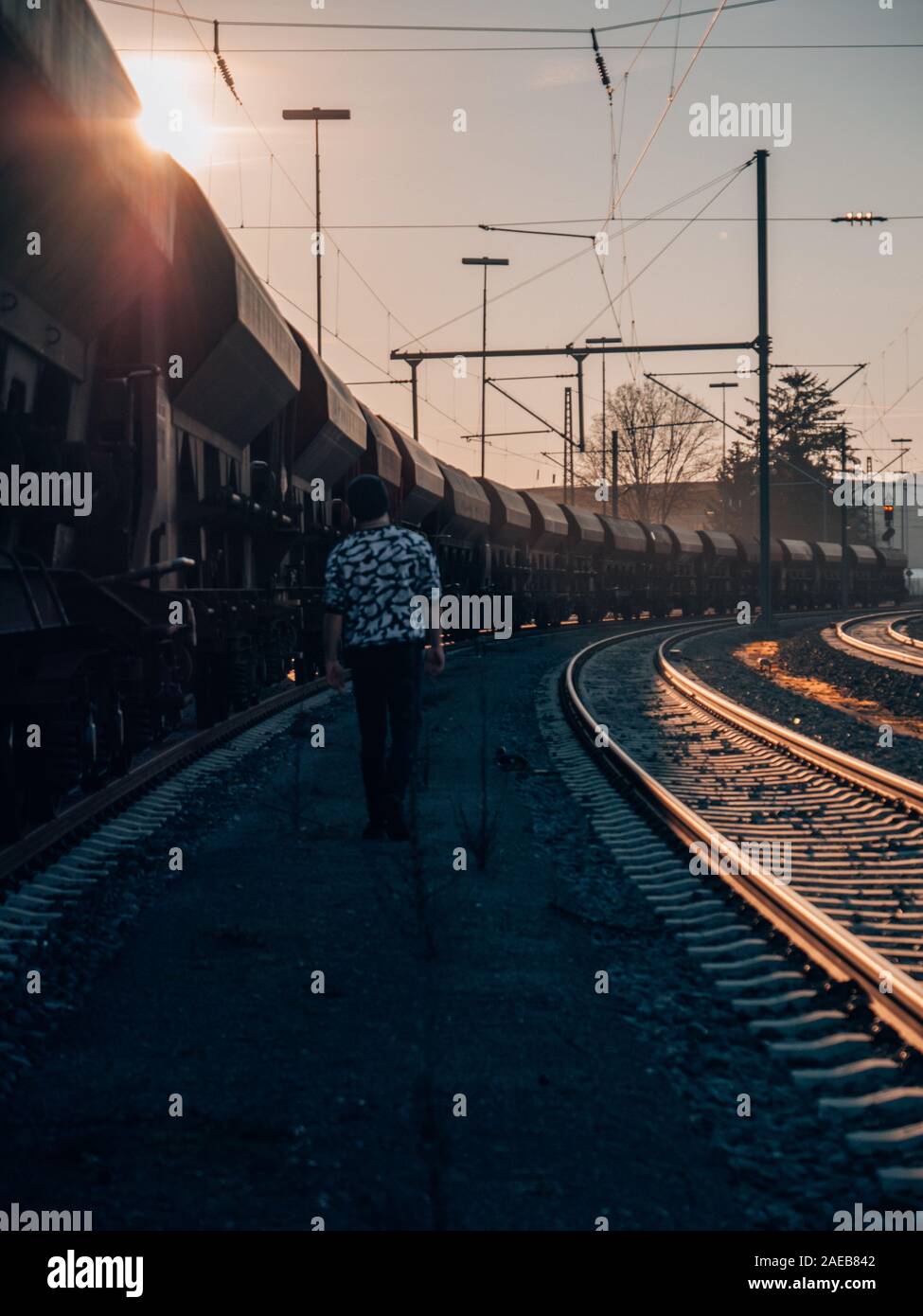 Rail tracks in germany hi-res stock photography and images - Alamy