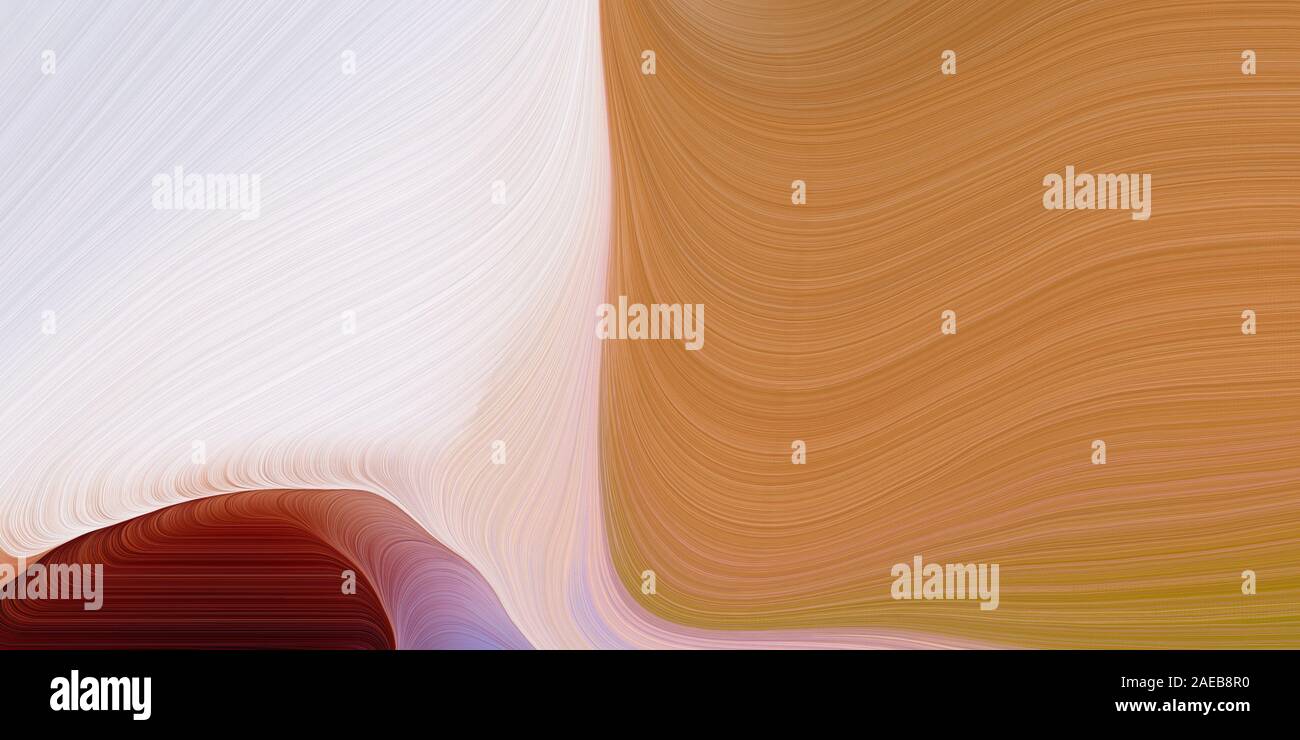 smooth swirl waves background illustration with peru, misty rose and ...