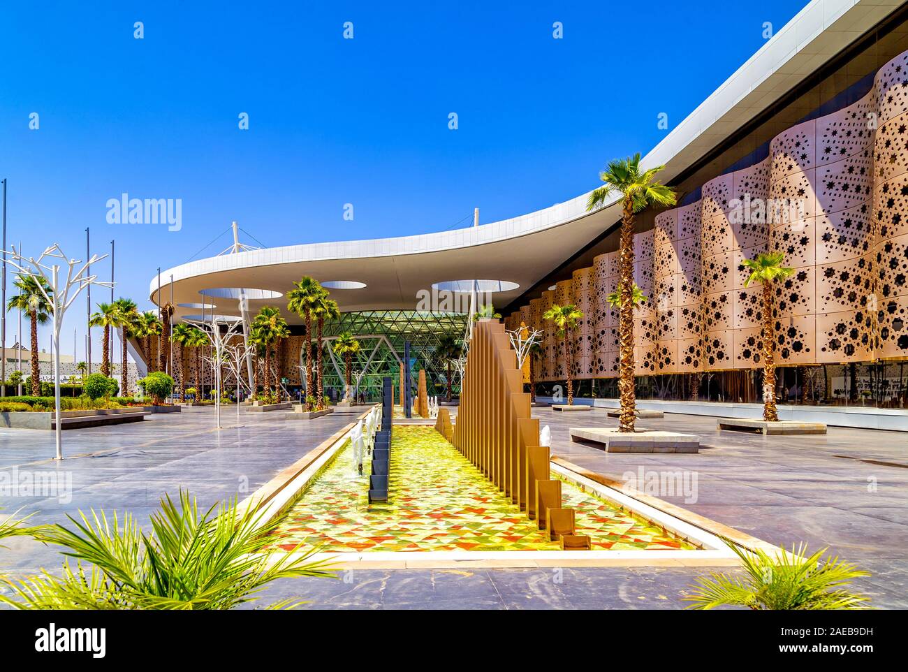 The new Menara Airport building with its stunning architectural design ...