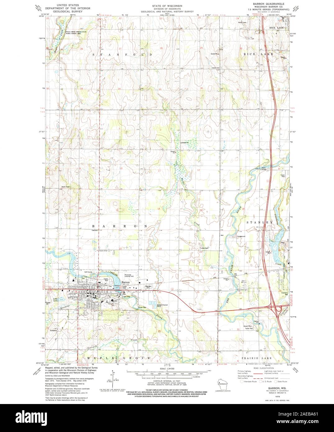 Barron map hi-res stock photography and images - Alamy