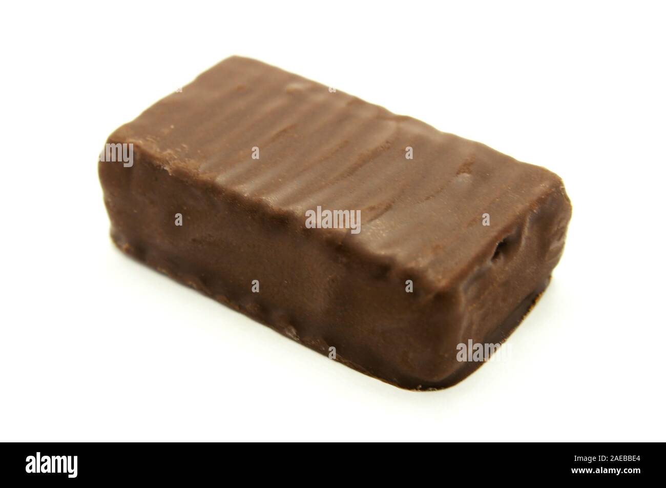 Round chocolate bar isolated Cut Out Stock Images & Pictures - Alamy