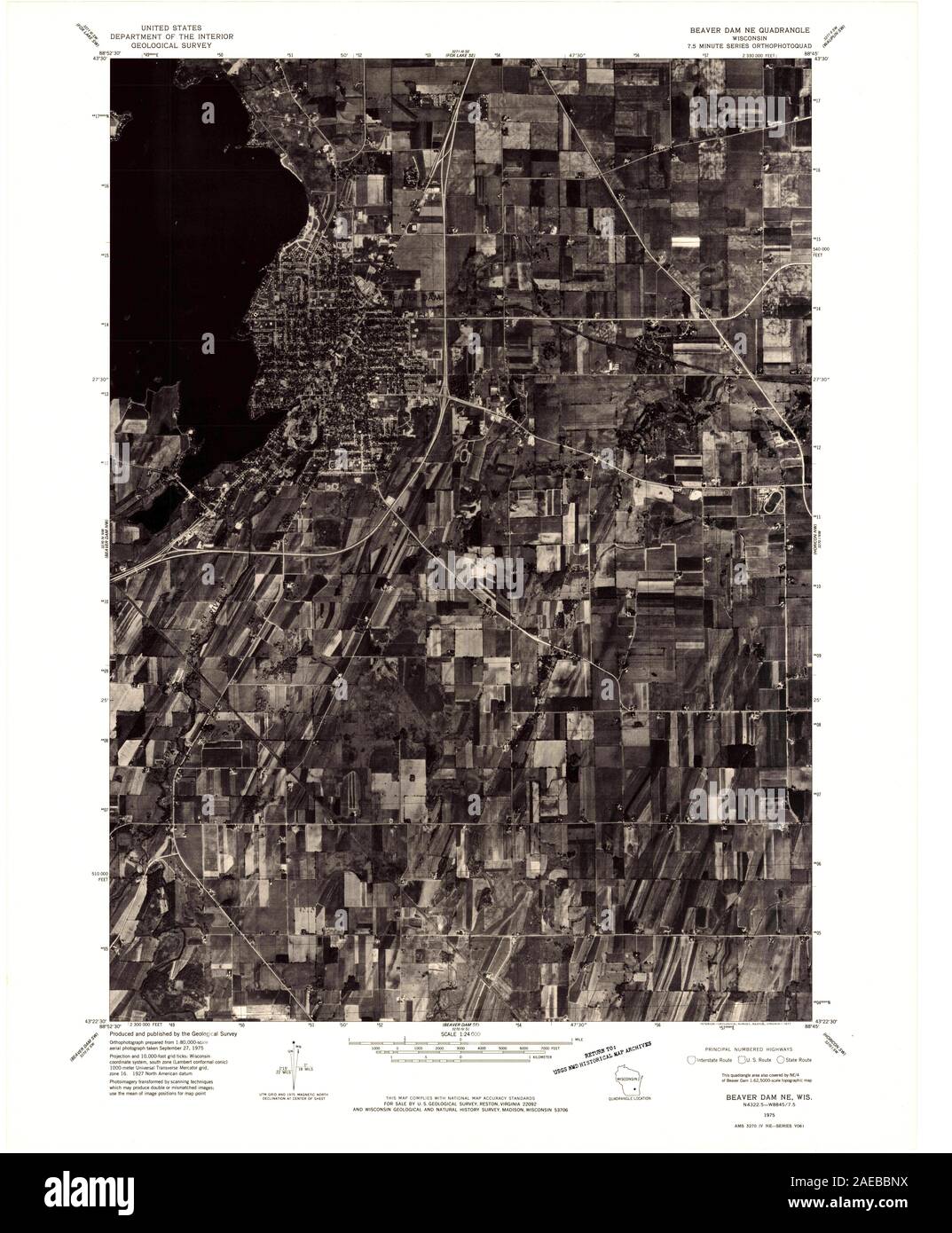 Map of beaver dam hi-res stock photography and images - Alamy