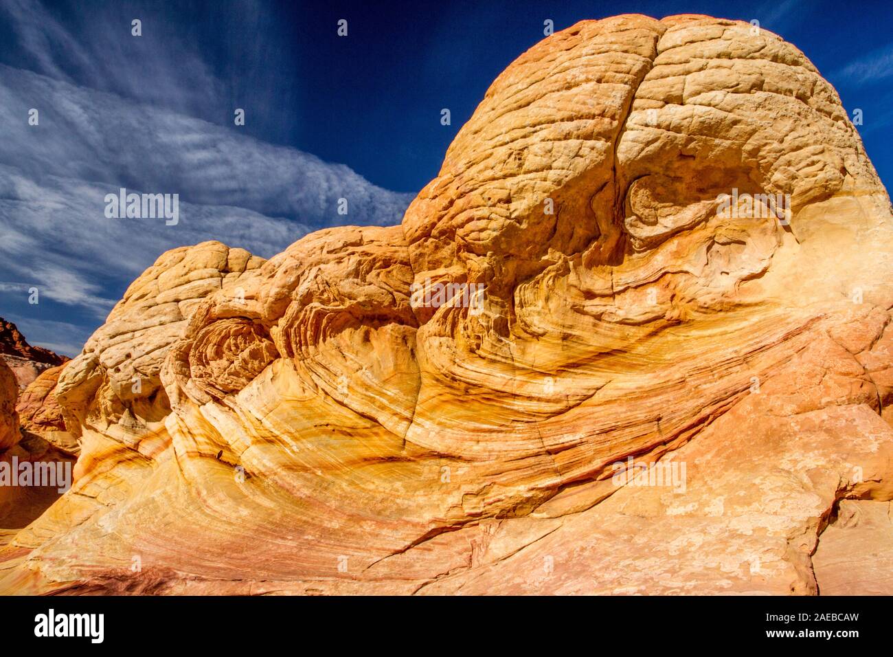 A beautiful rock formation in the North Coyote Buttes area of Arizona ...