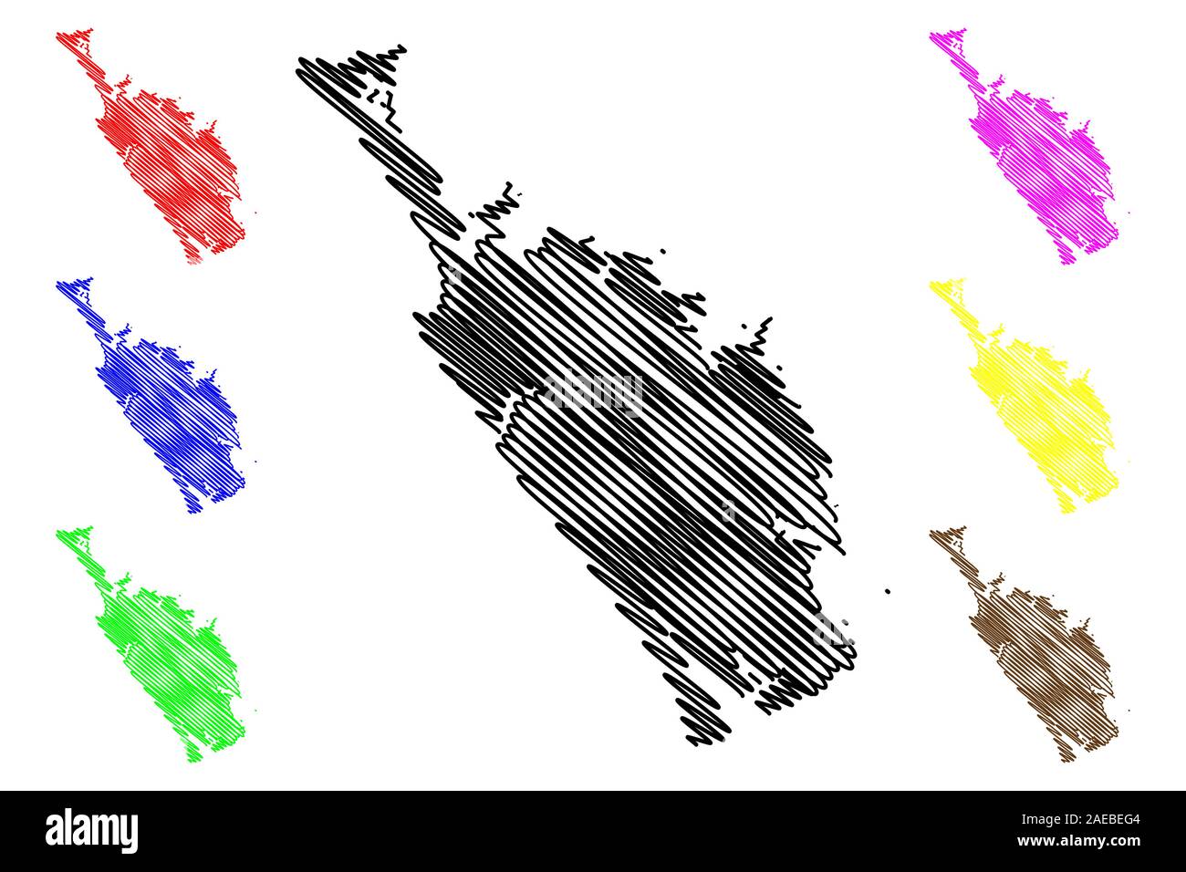 Northland Region (Regions of New Zealand, North Island) map vector ...