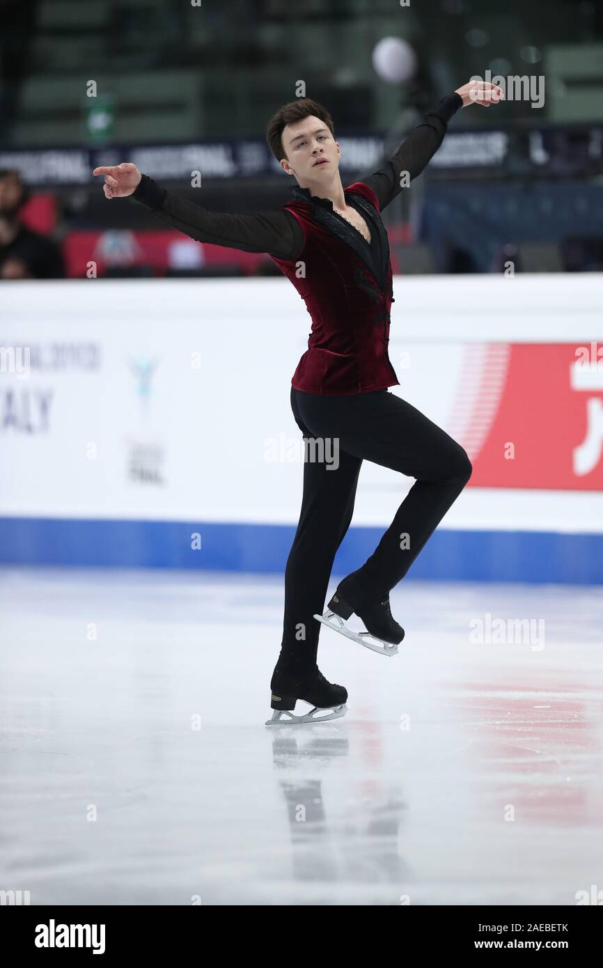 Russia's Dmitri Aliev during the 2019 ISU Grand Prix of Figure Skating ...