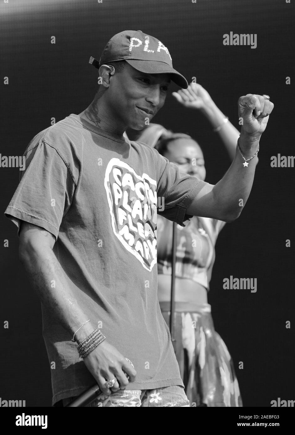 Pharrell Black and White Stock Photos & Images - Alamy