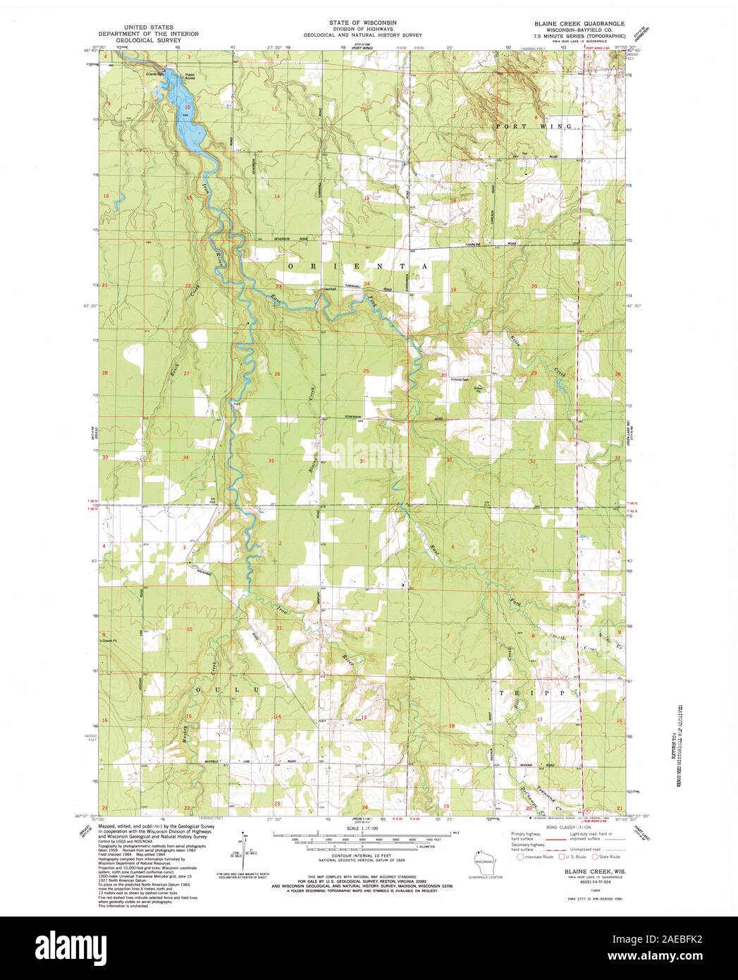 Blaine map Cut Out Stock Images & Pictures - Alamy