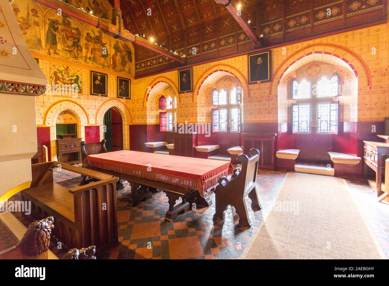 Cardiff castle banqueting hall hi-res stock photography and images - Alamy
