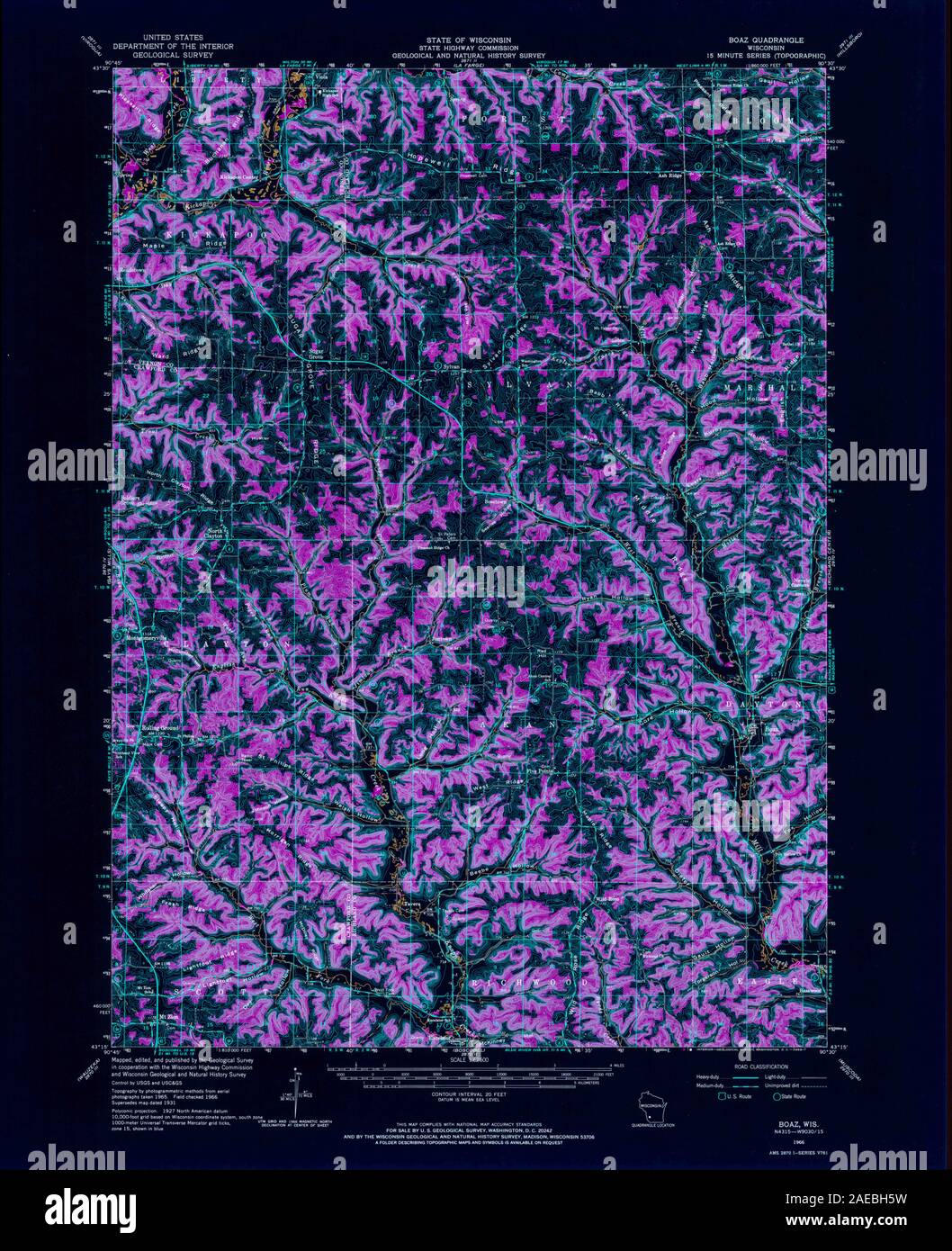 Map of boaz hi-res stock photography and images - Alamy