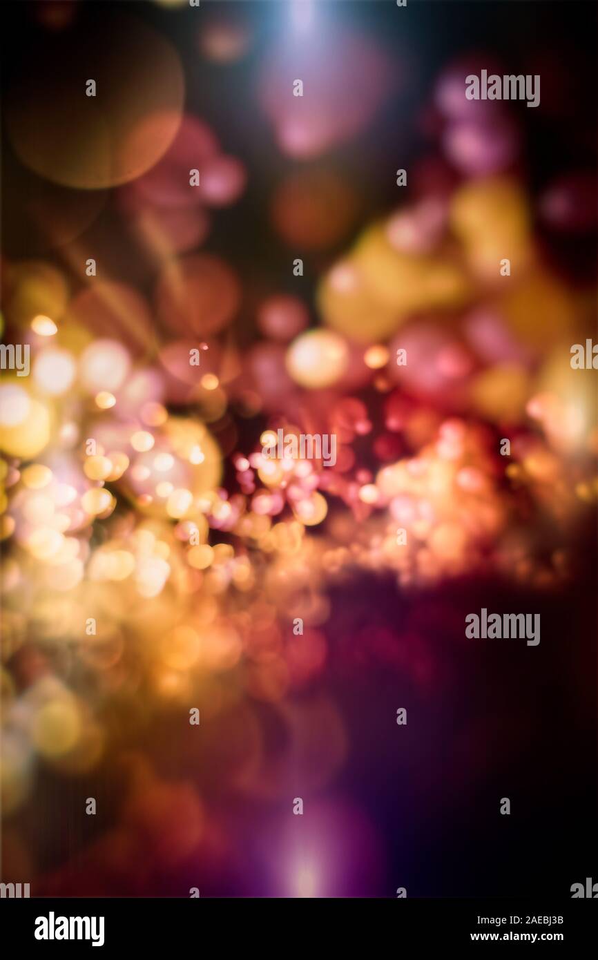 Christmas light background. Holiday glowing backdrop. Defocused ...