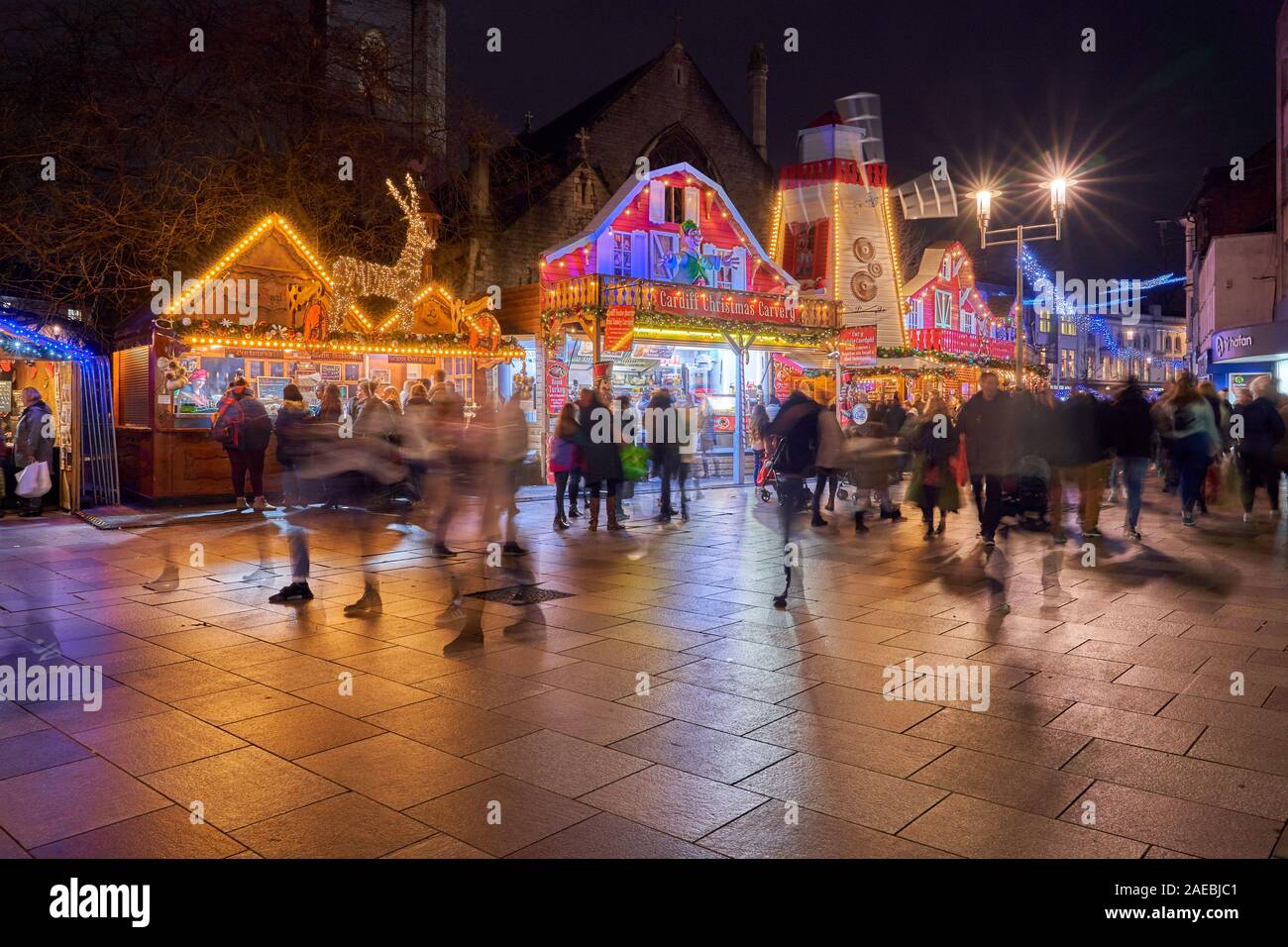 Cardiff christmas hi-res stock photography and images - Alamy