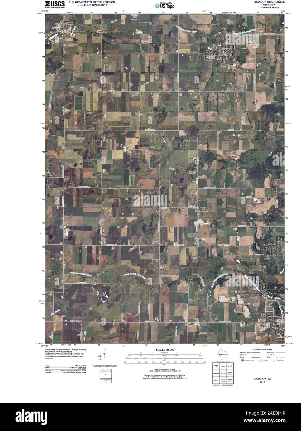 Map of brandon Cut Out Stock Images & Pictures - Alamy