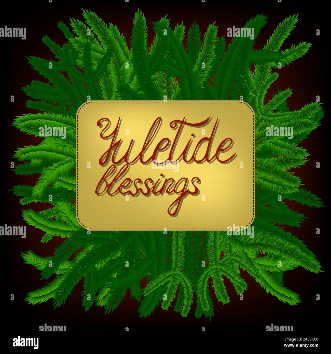 Blessed Yule Wallpaper