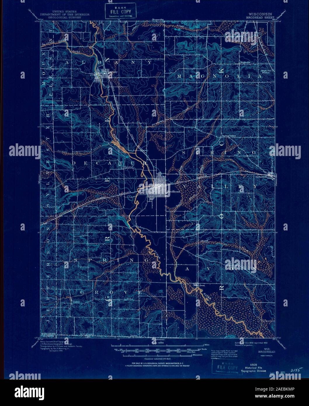 Map of brodhead hi-res stock photography and images - Alamy