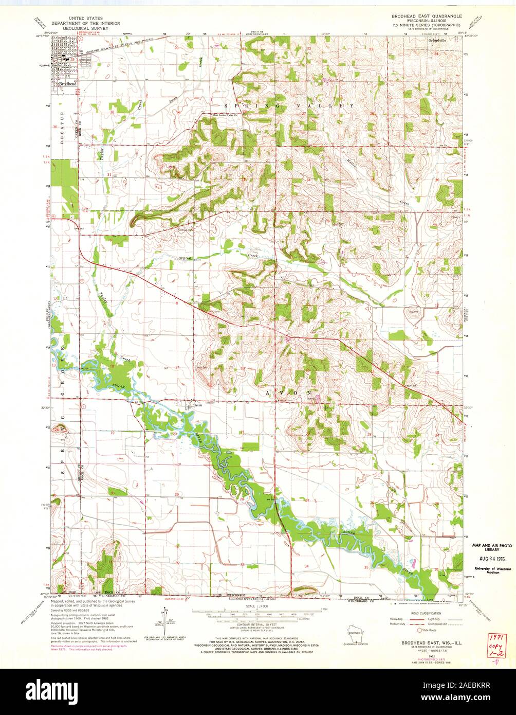 Map of brodhead hi-res stock photography and images - Alamy