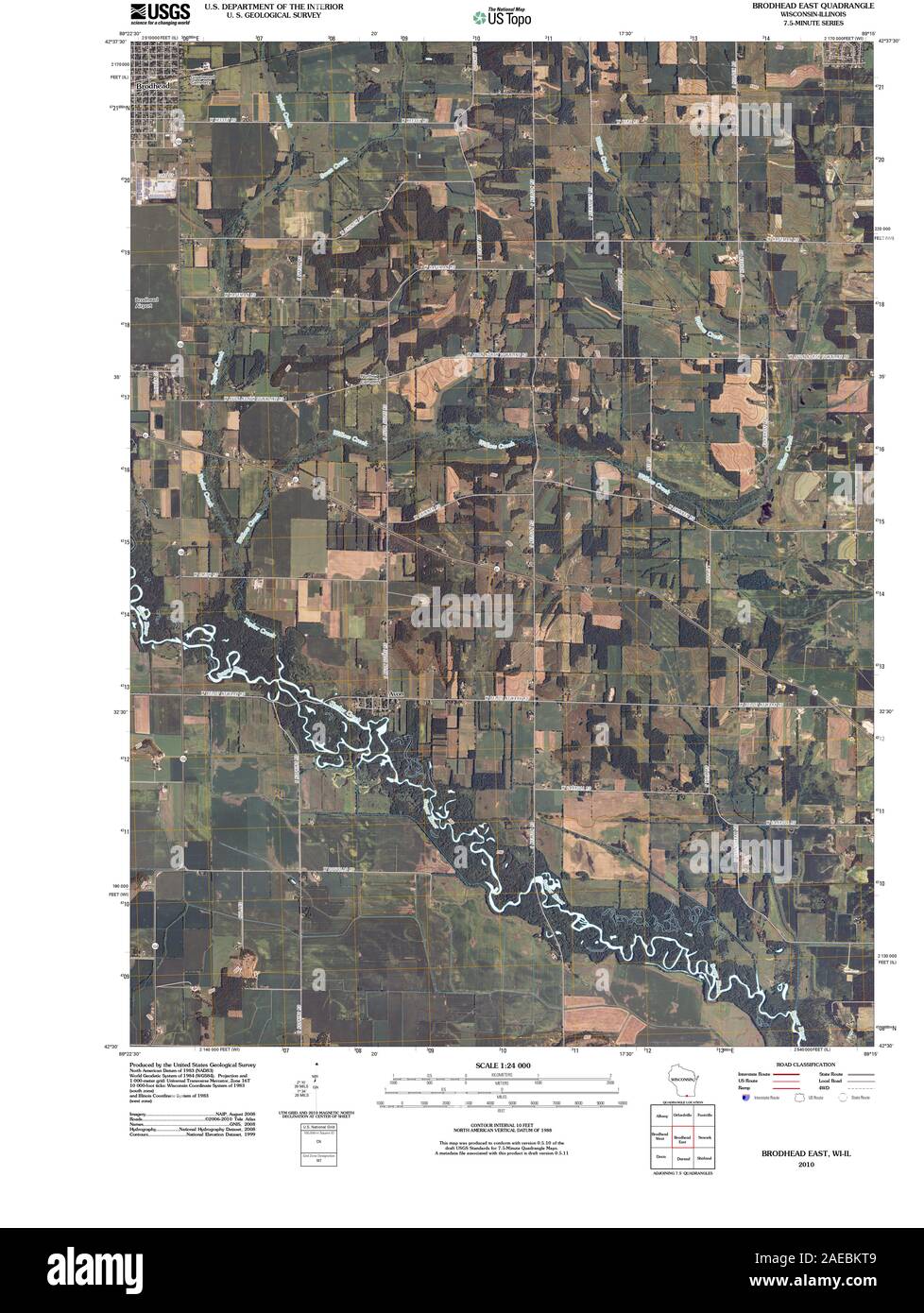 Map of brodhead hi-res stock photography and images - Alamy