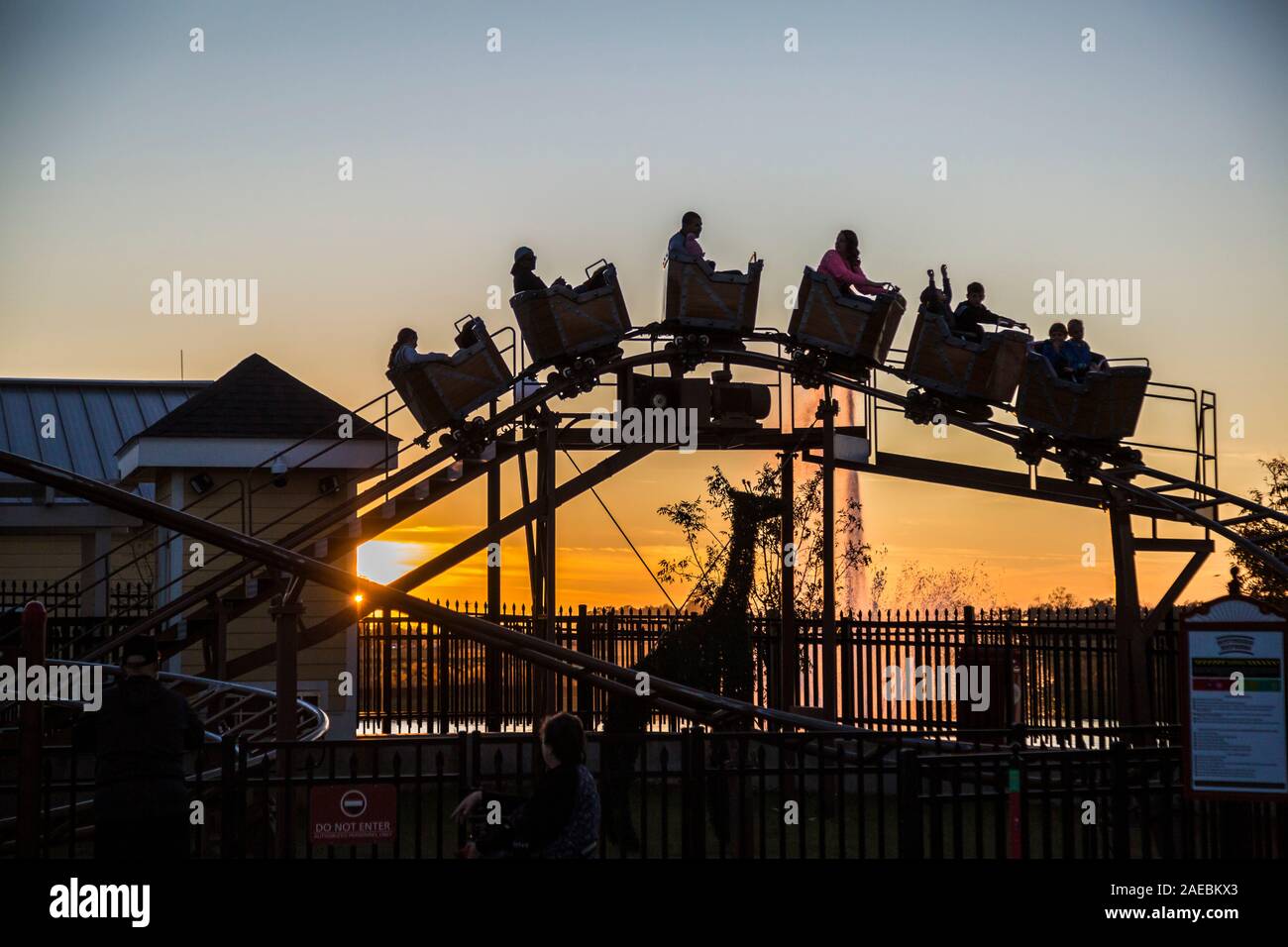 Southern Express family friendly roller coaster ride at OWA ...