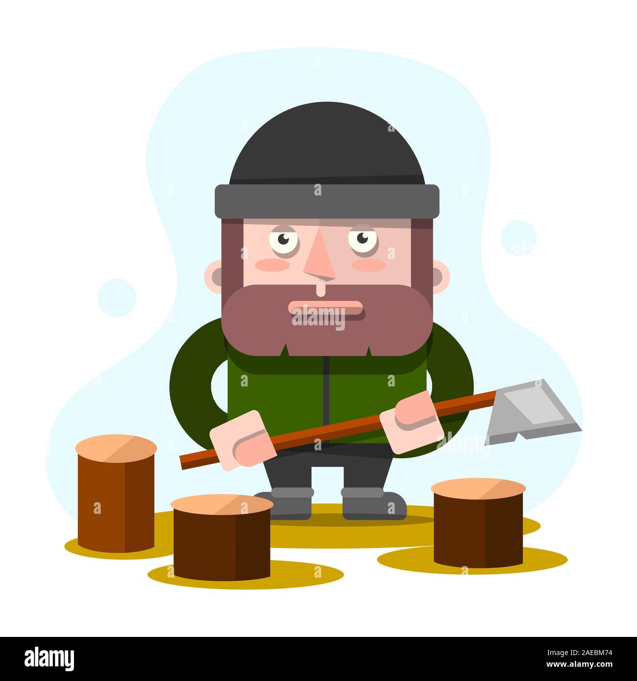 Lumberjack Illustration