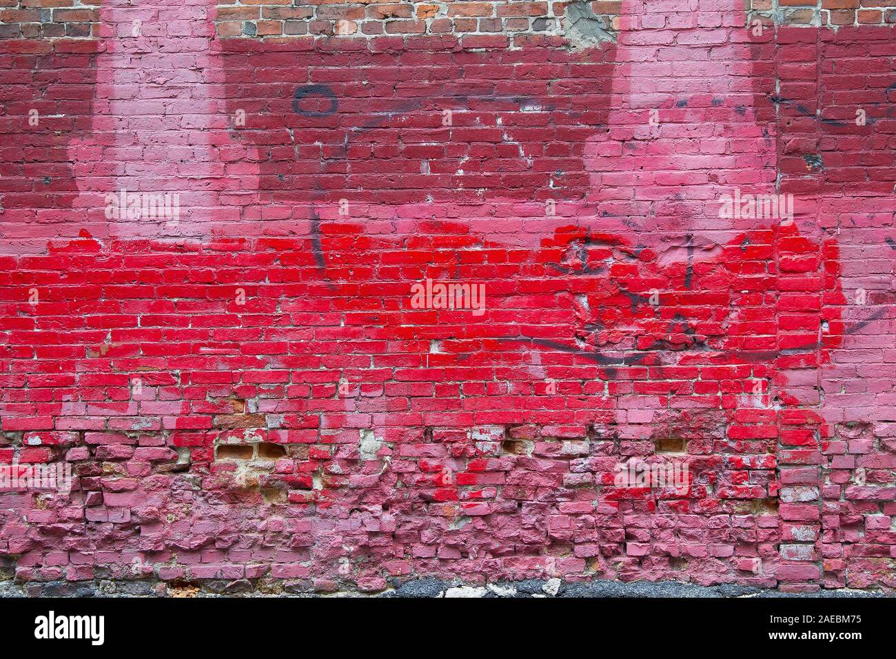 Old Brick Wall in Details Stock Photo - Alamy