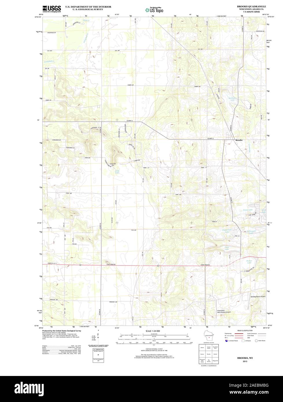 Brooks map Cut Out Stock Images & Pictures - Alamy