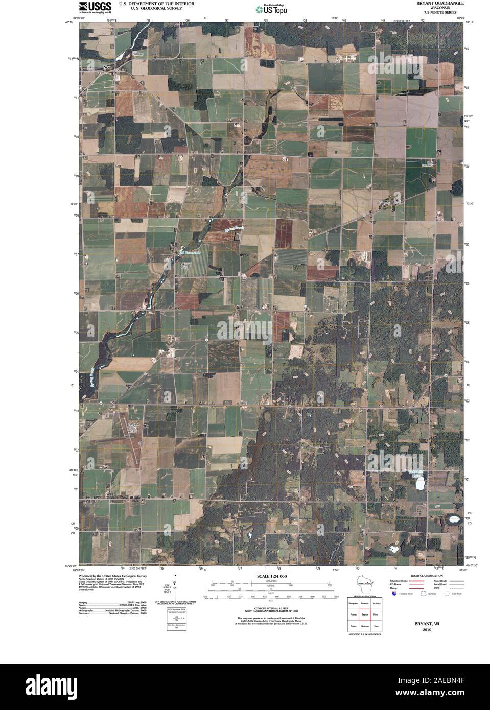 Map of bryant Cut Out Stock Images & Pictures - Alamy