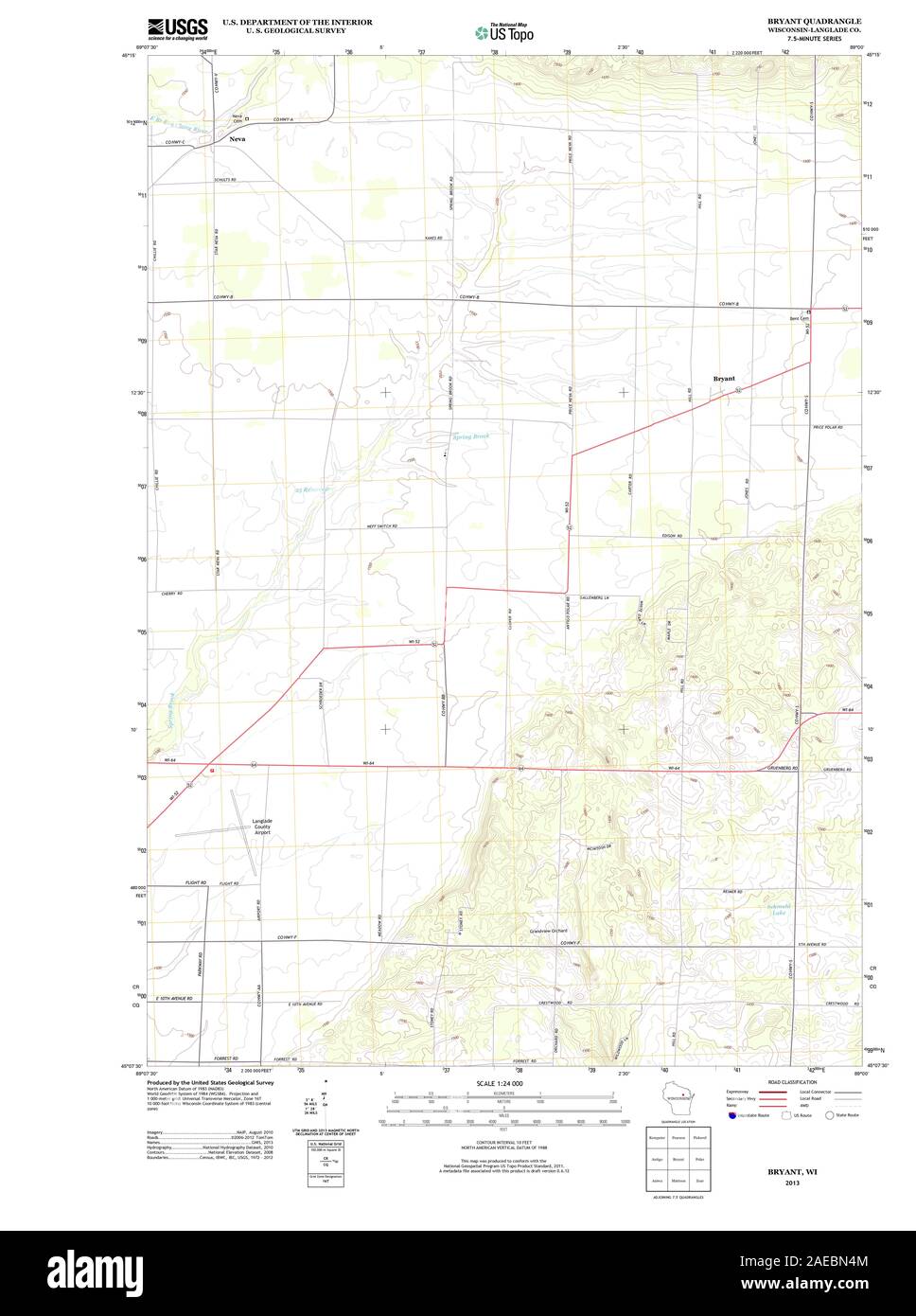 Map of bryant Cut Out Stock Images & Pictures - Alamy