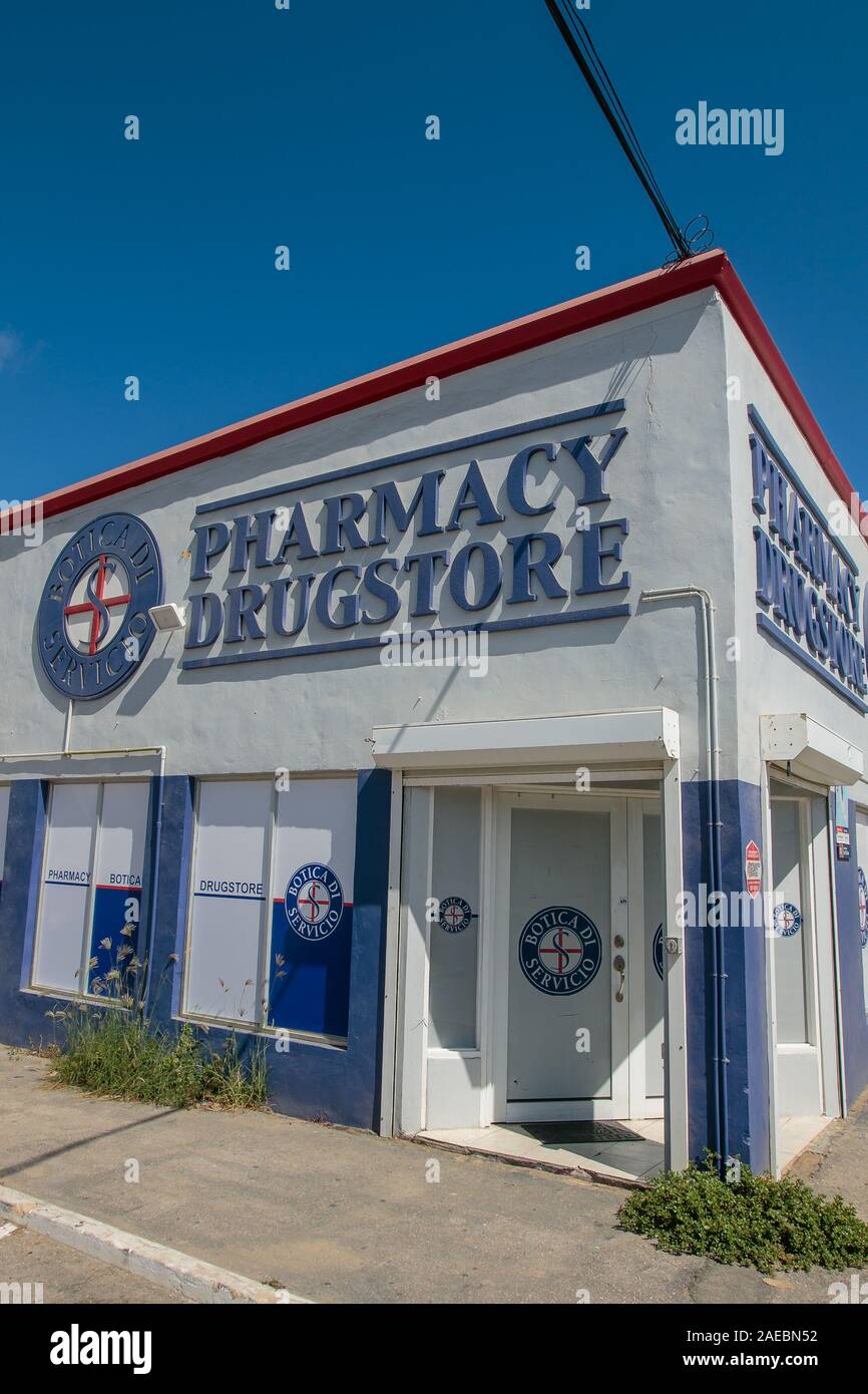 Aruba, 11/28/2019: View of a local drug store Stock Photo - Alamy