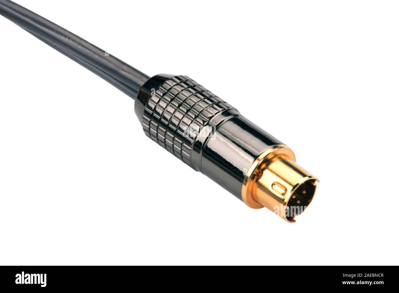 Male Plug Connector Isolated Stock Photo - Alamy
