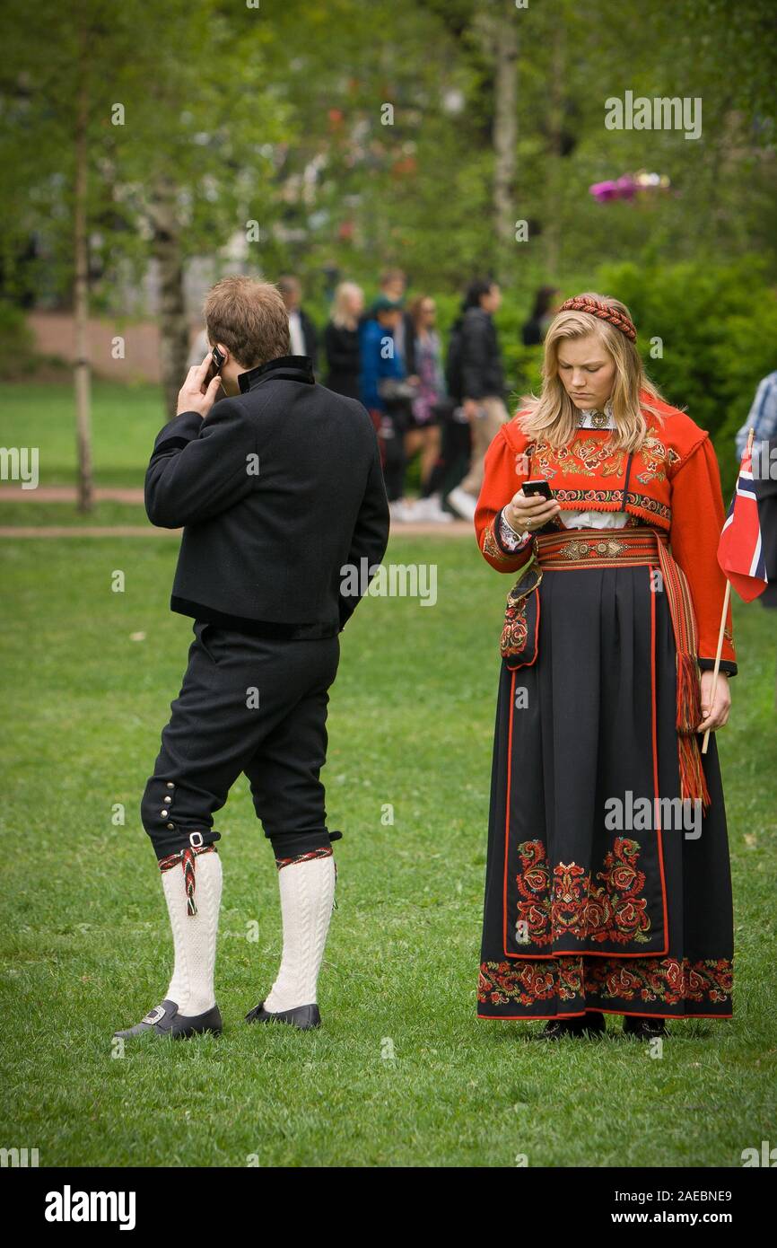 Norway day traditional dress hi-res stock photography and images - Alamy