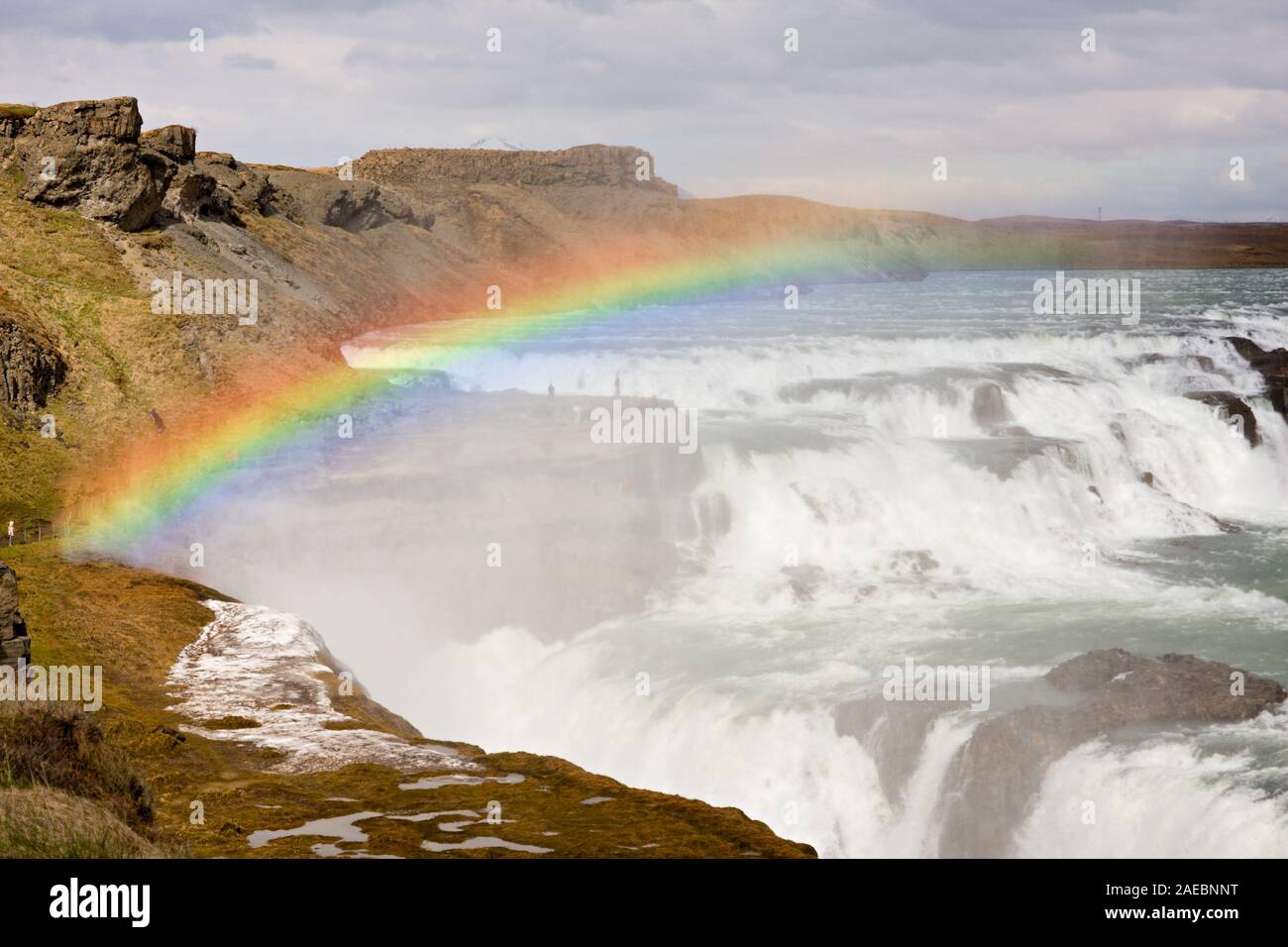 Iceland landscape with rainbow hi-res stock photography and images - Alamy