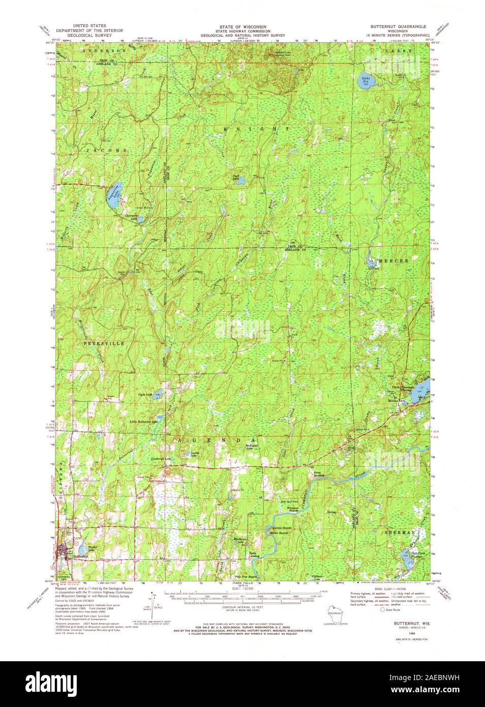 Map of butternut hi-res stock photography and images - Alamy