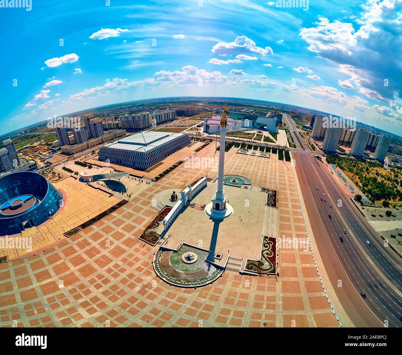 Astana aerial view hi-res stock photography and images - Alamy