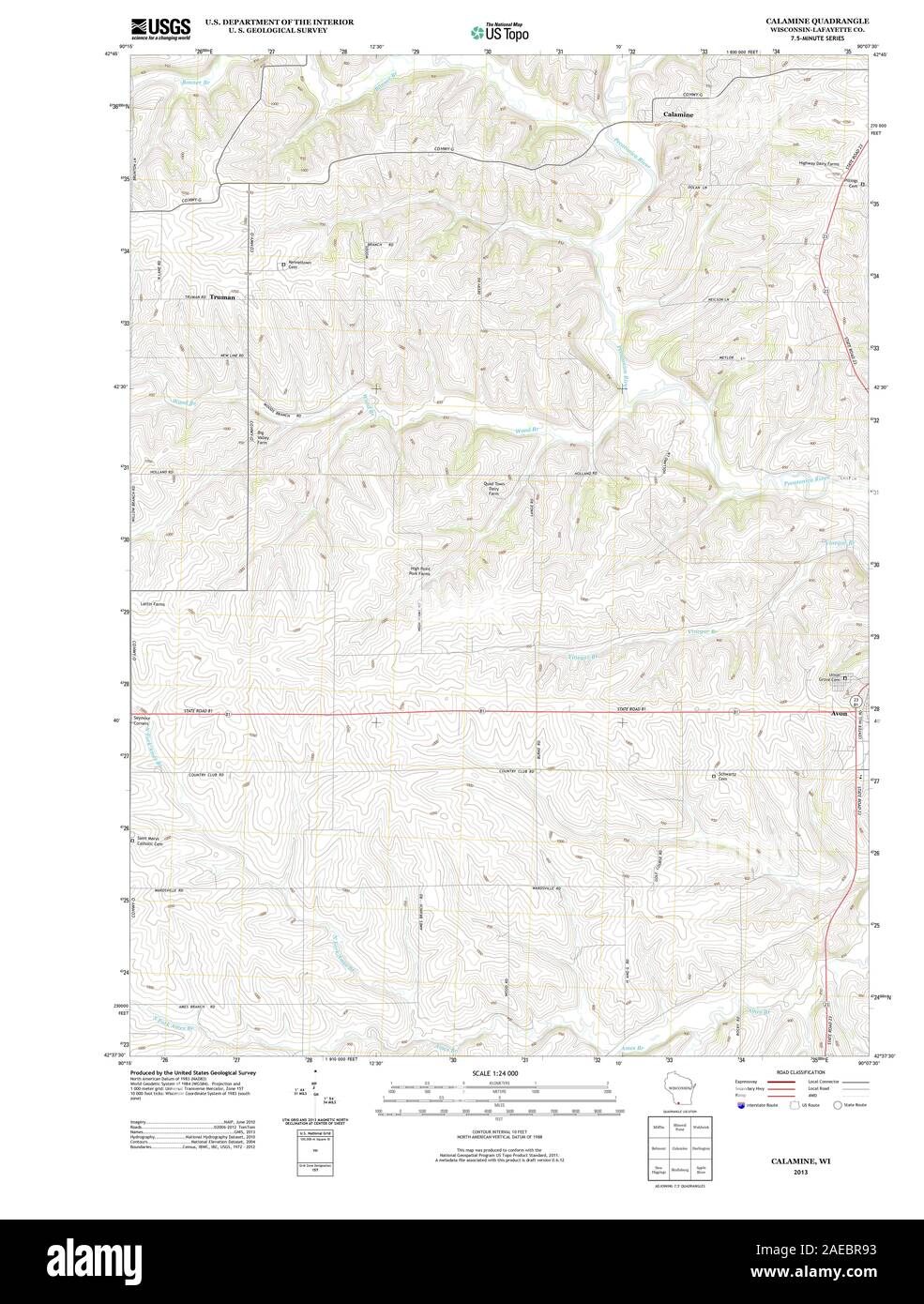 WI Calamine 20130711 TM Restoration Stock Photo - Alamy