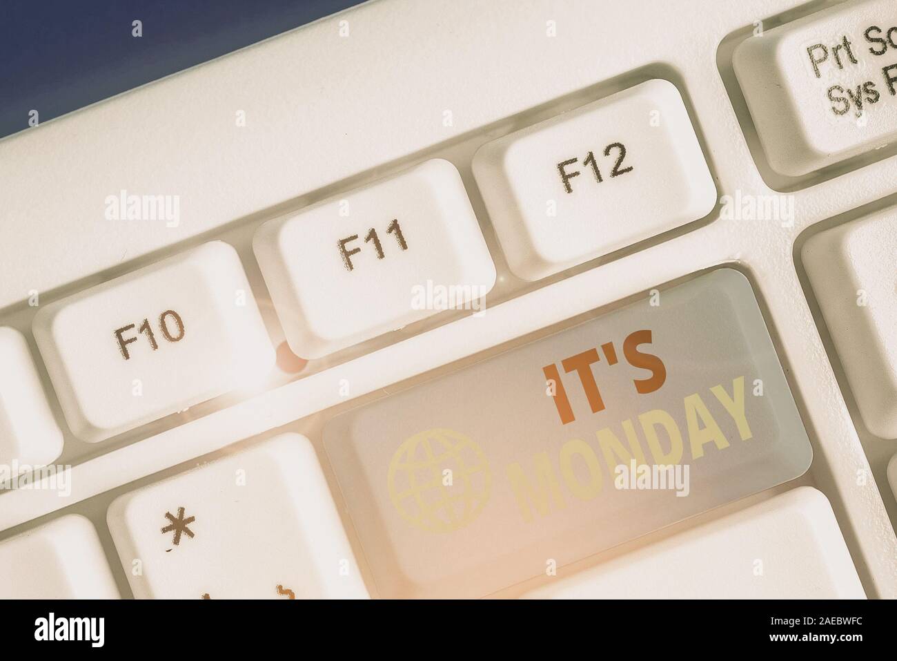 Word writing text It S Monday. Business photo showcasing welcoming the ...