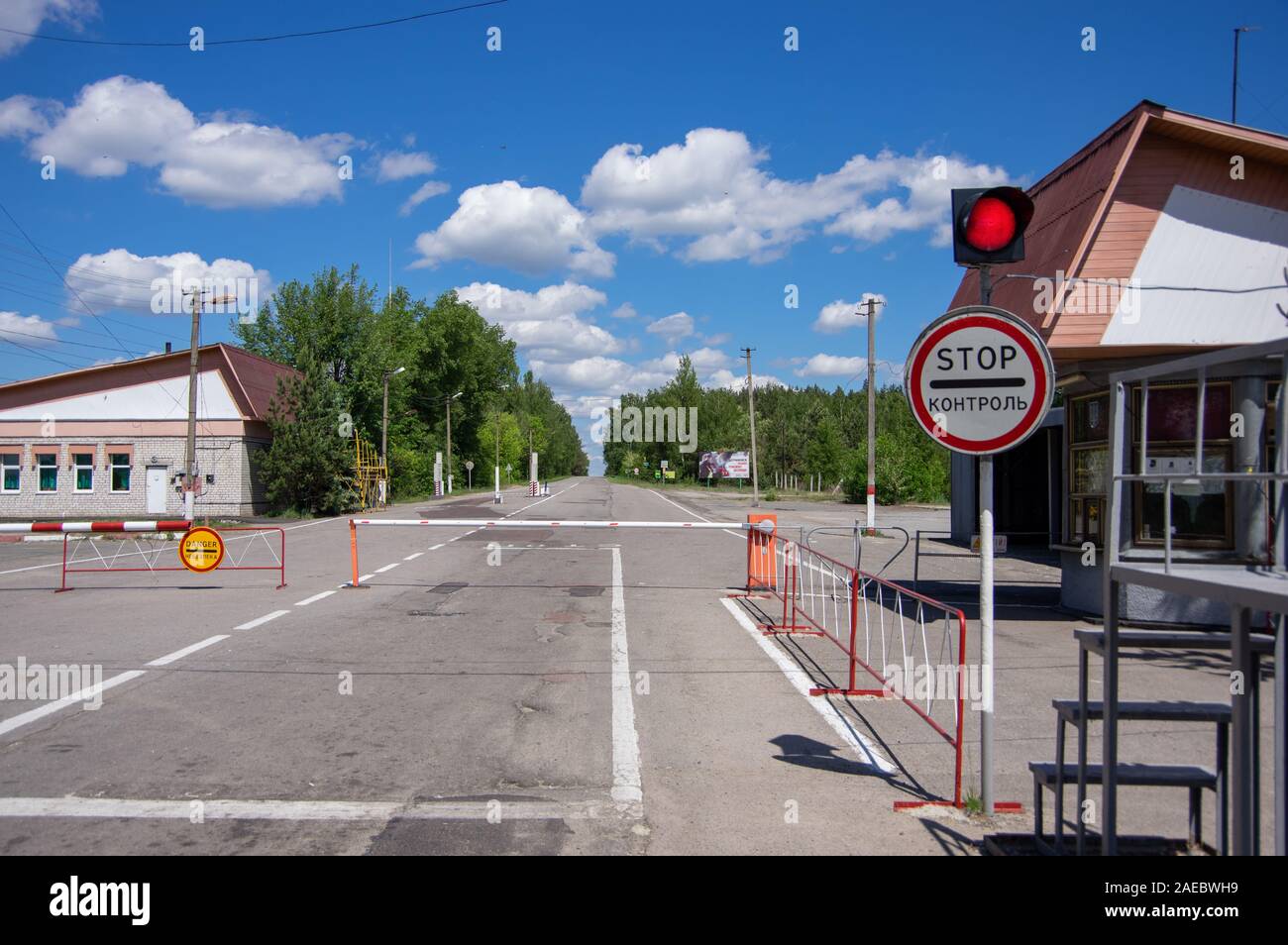 Exclusion zone checkpoint hi-res stock photography and images - Alamy