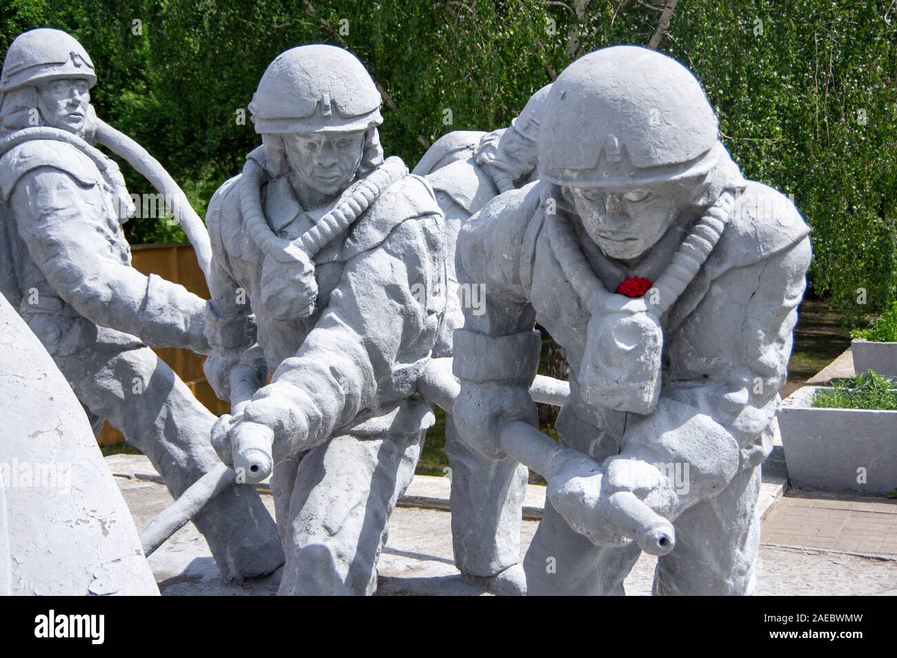 Monument to Those Who Saved the World - Chernobyl Stock Photo - Alamy