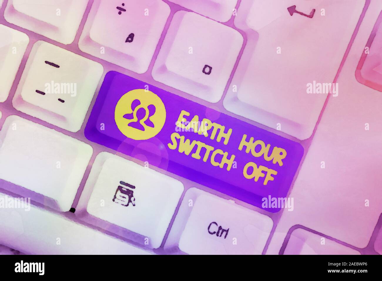 Handwriting text writing Earth Hour Switch Off. Conceptual photo The ...
