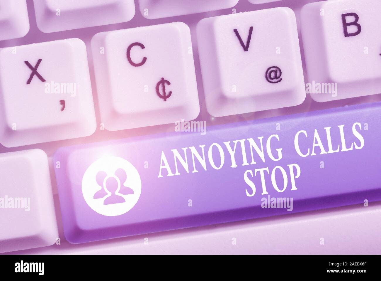 Word writing text Annoying Calls Stop. Business photo showcasing ...