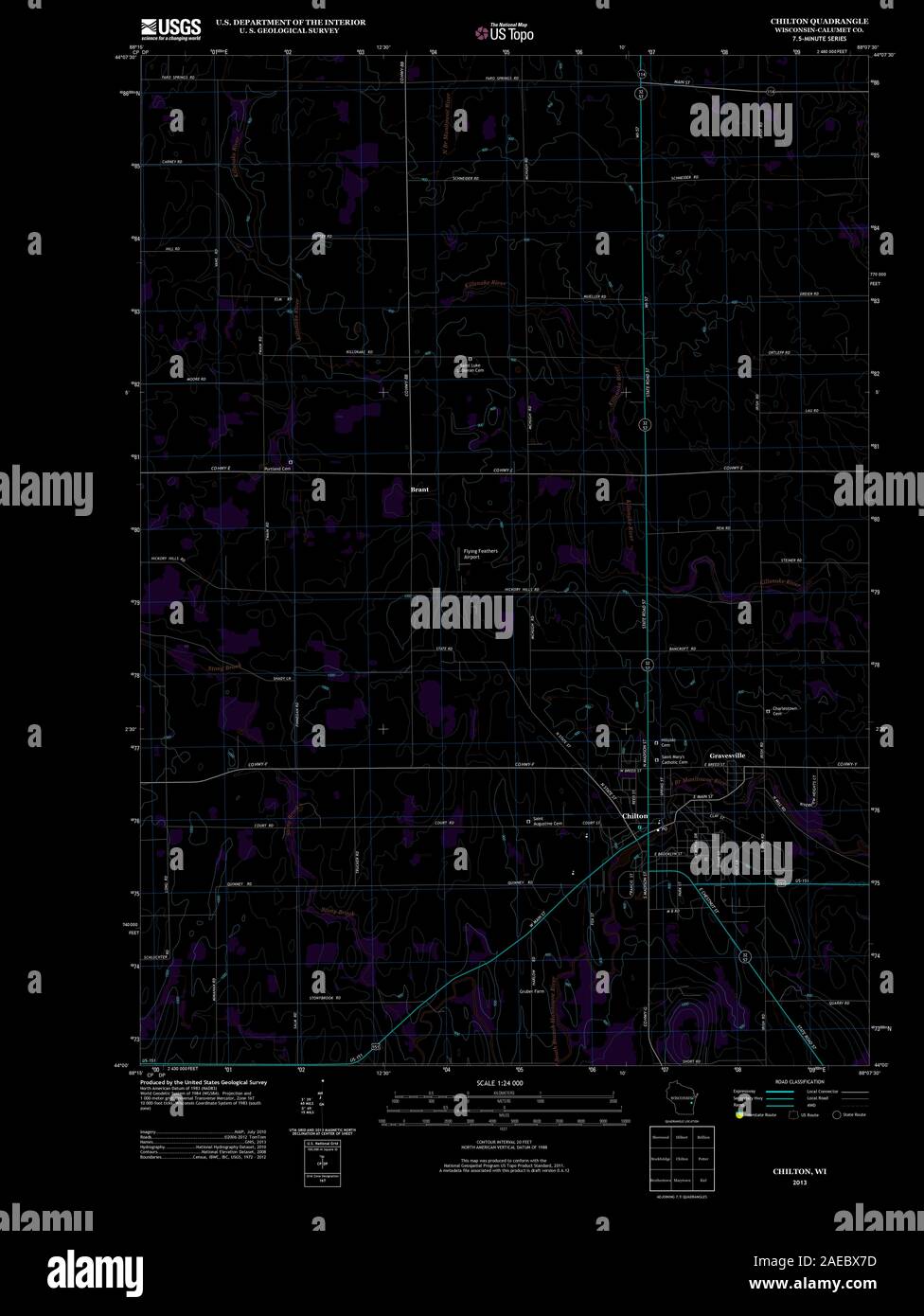 Map of chilton hi-res stock photography and images - Alamy