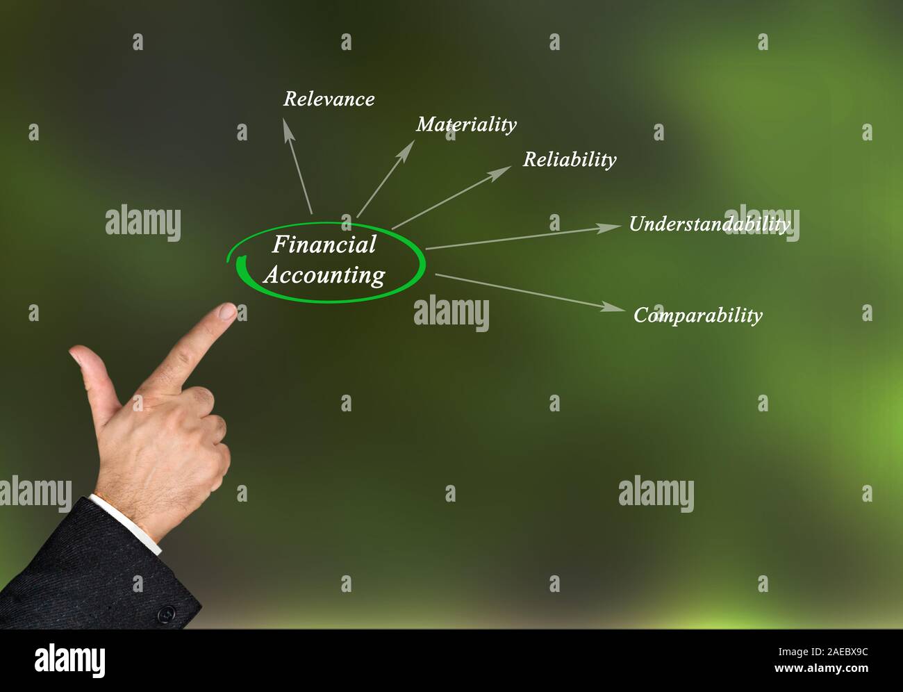 Diagram of financial accounting Stock Photo - Alamy