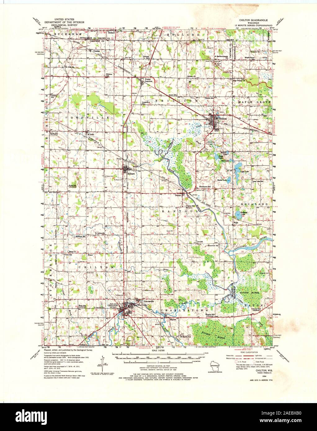 Map of chilton hi-res stock photography and images - Alamy