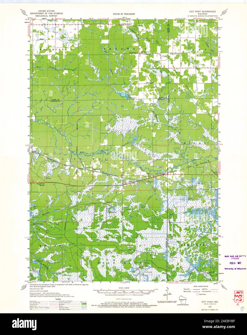 WI City Point 502311 1957 48000 Restoration Stock Photo - Alamy