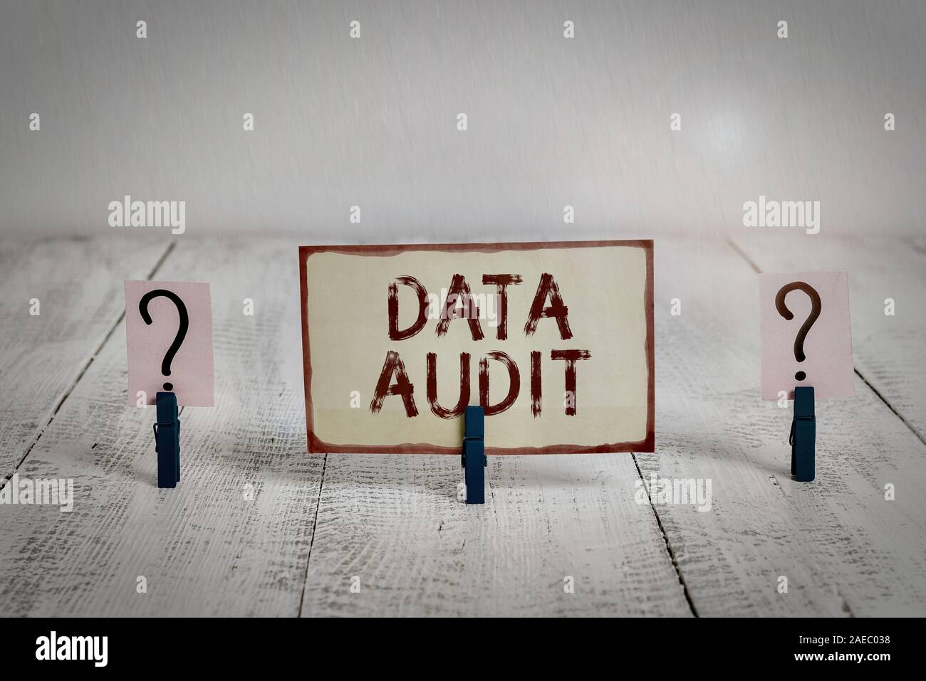 Text sign showing Data Audit. Business photo text auditing of data to ...