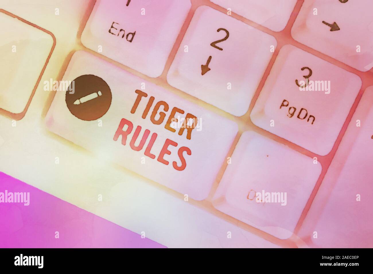 Handwriting text writing tiger hi-res stock photography and images - Alamy