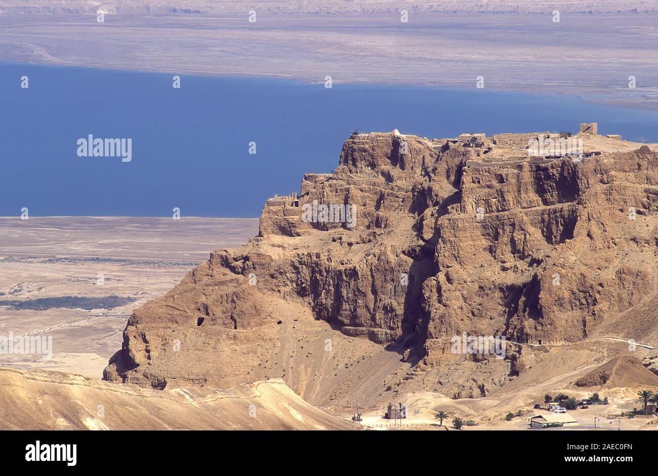 Israel, Massada The Northern Palace Stock Photo - Alamy