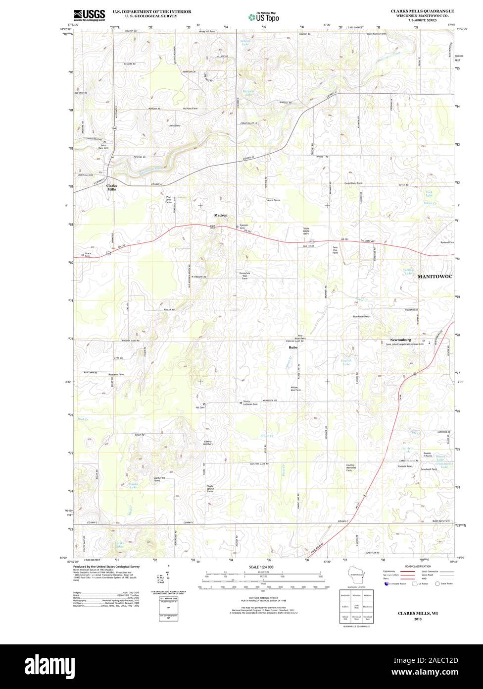 Clarks map Cut Out Stock Images & Pictures - Alamy