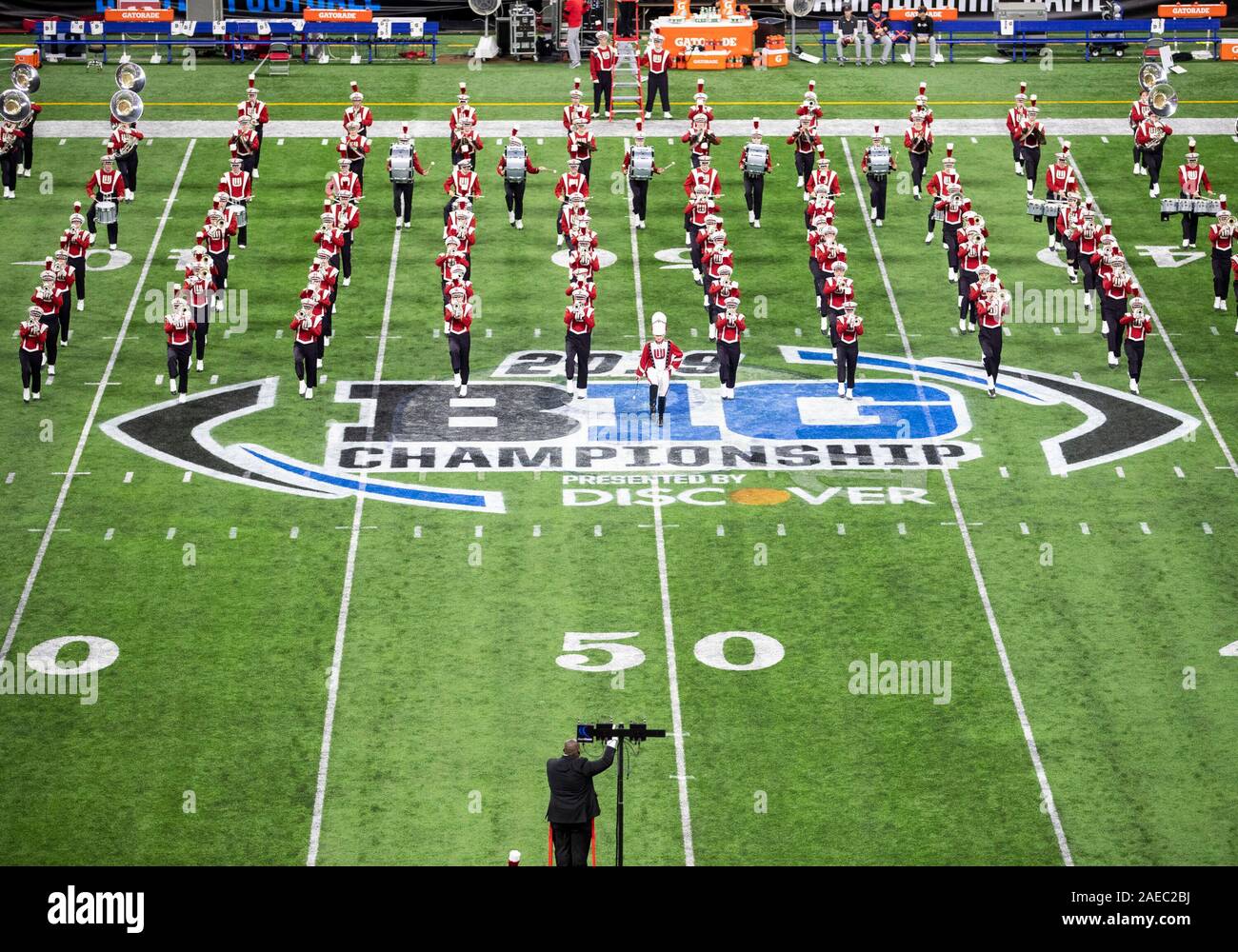 Indianapolis, Indiana, USA. 07th Dec, 2019. Wisconsin band performs ...