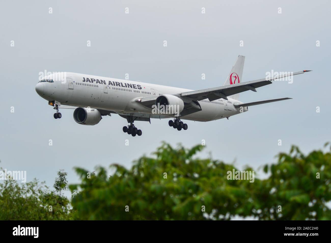 Osaka, Japan - Jun 26, 2019. JA8944 Japan Airlines Boeing 777-300 ...
