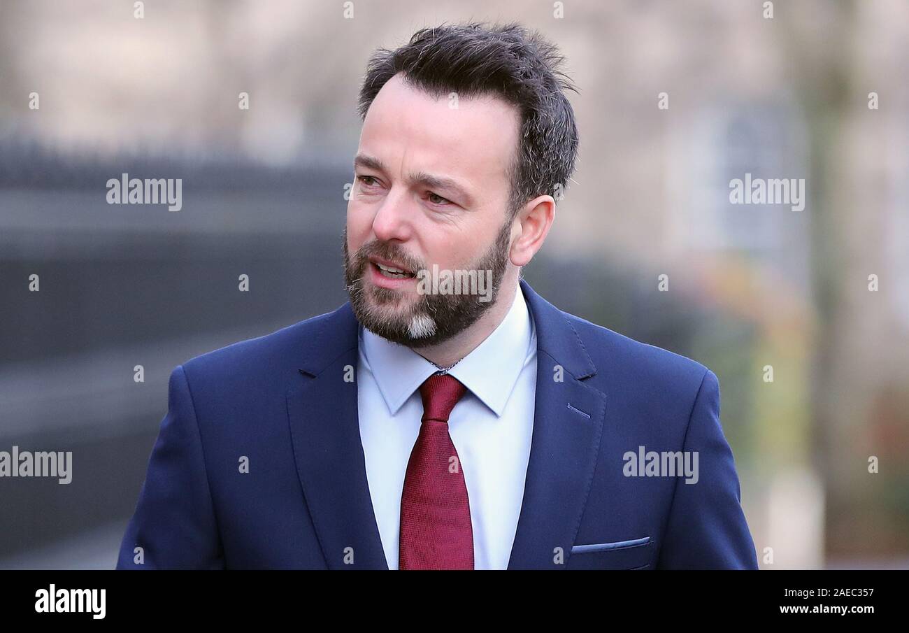 SDLP Leader Colum Eastwood arrives for the recording of UTV election ...