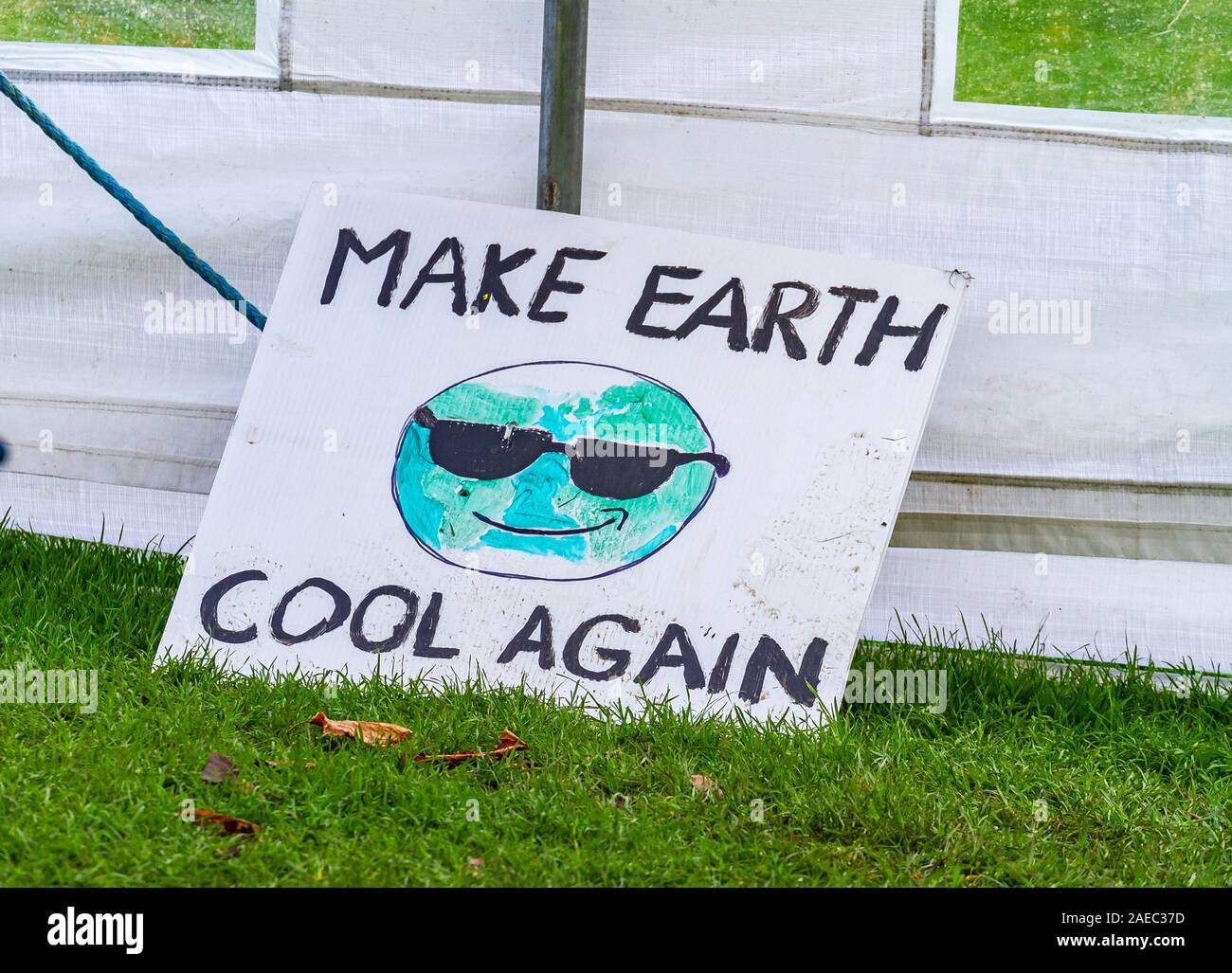 Extinction Rebellion sign signage, No person, no-one. Campaign for ...